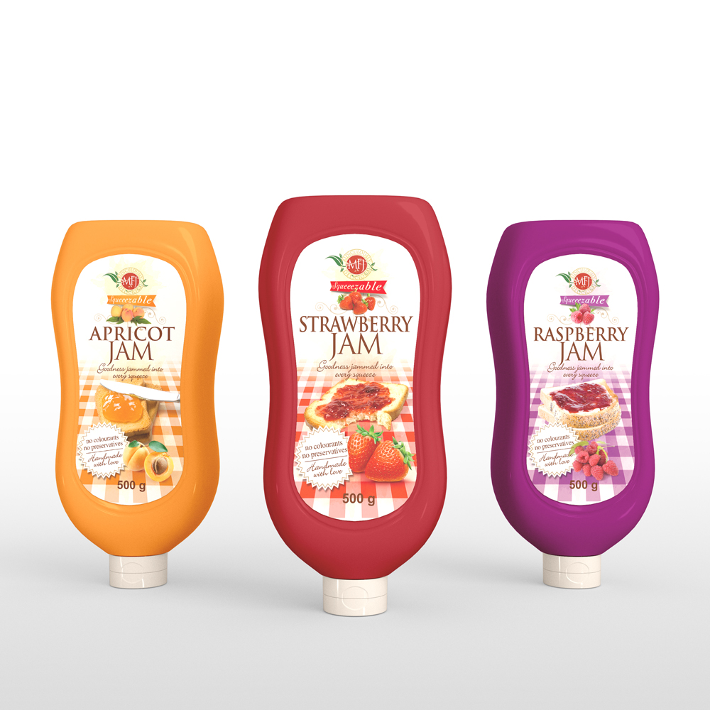 Money for Jam squeeze bottles - Lemonade Design
